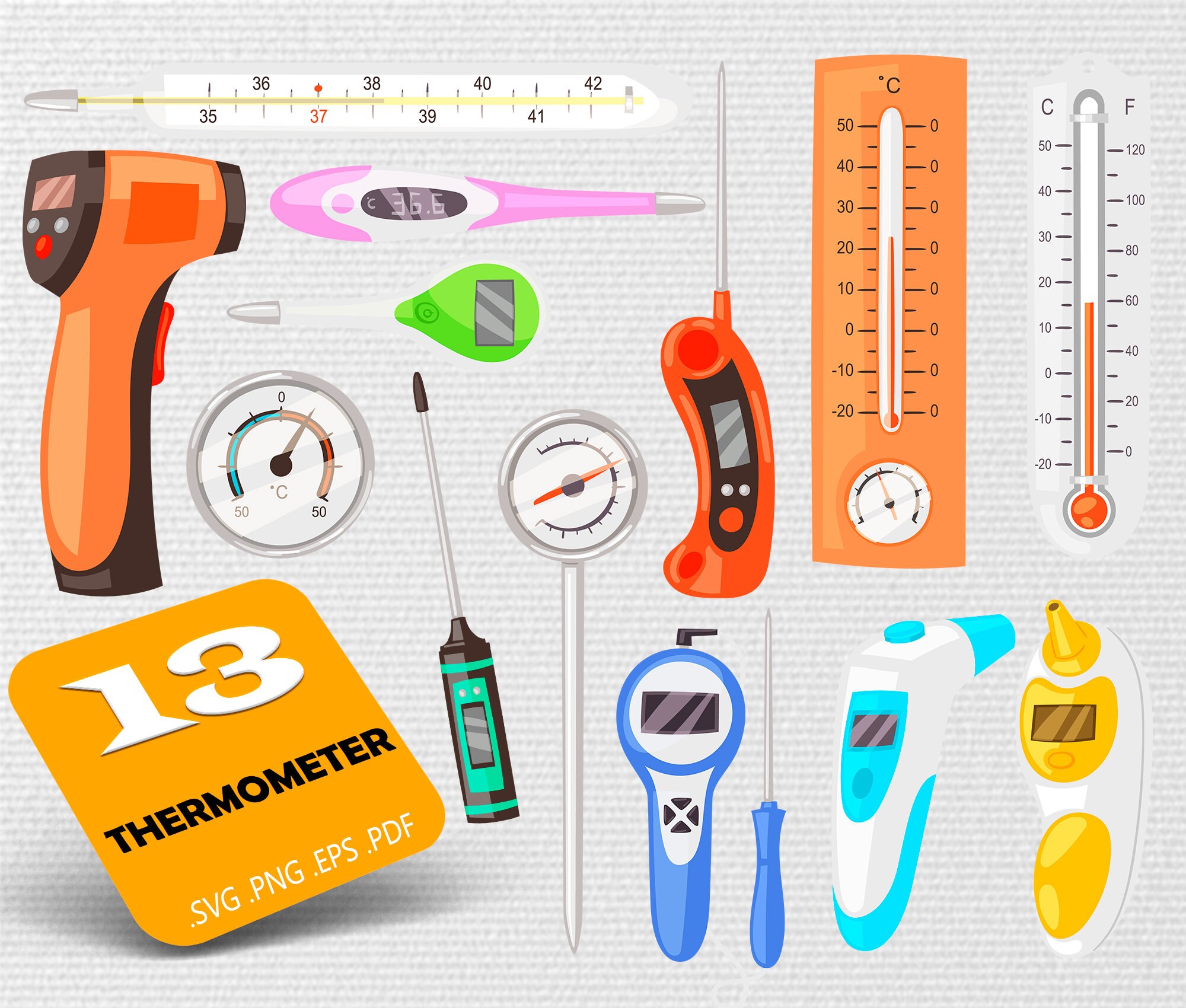 Celsius Thermometer Clip Art