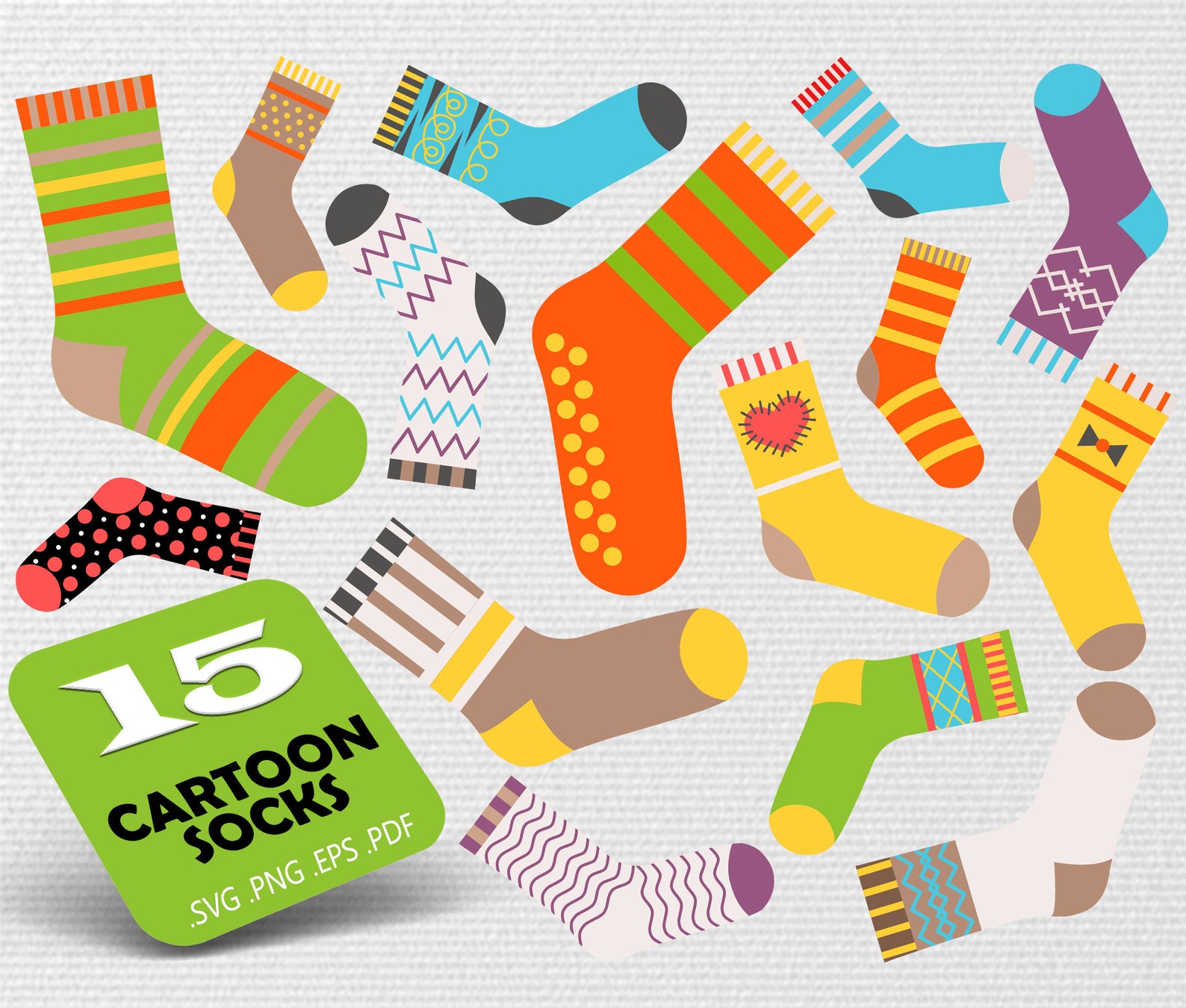 Socks SVG, Socks PNG, Socks Vector Clipart, Socks Printable File, Socks ...