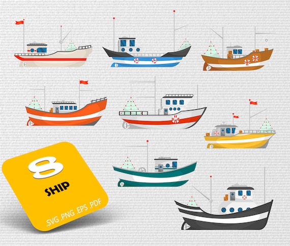 Ship Svgship SVG Bundle Ship SVG Sailing Ships Clipart | Etsy