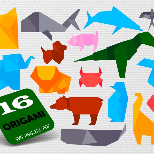Origami Animals - Etsy