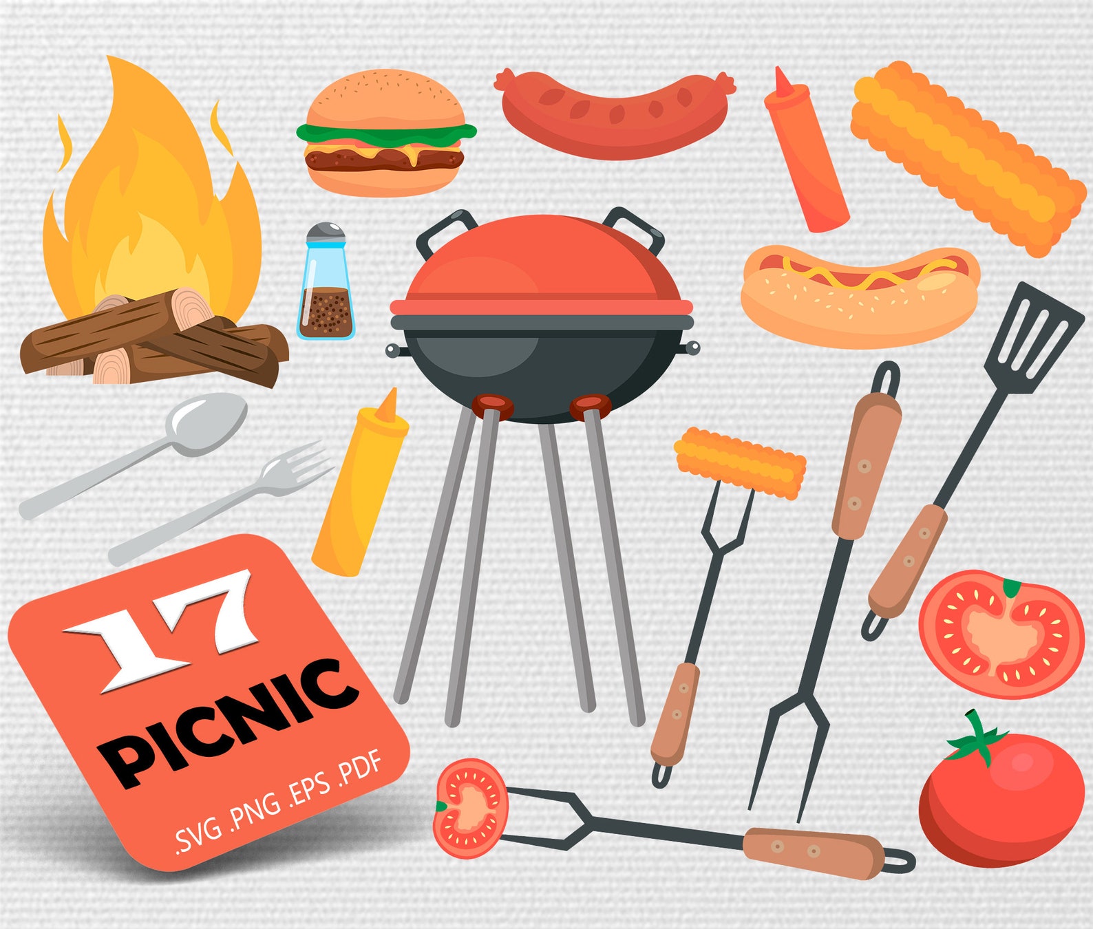 Family Picnic SVG File,picnic Svg,meat Svg,food Svg,bbq Svg,grilling ...