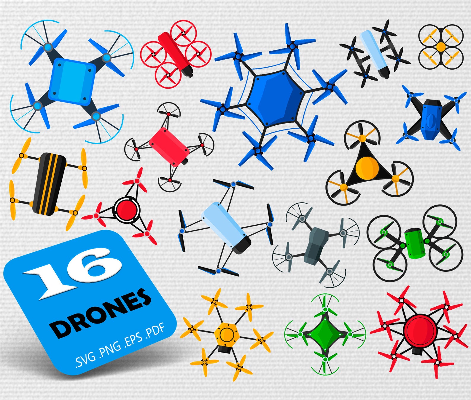 Drone Svg,drone SVG Bundle, Drone SVG, Drone Clipart, Flying Machine ...