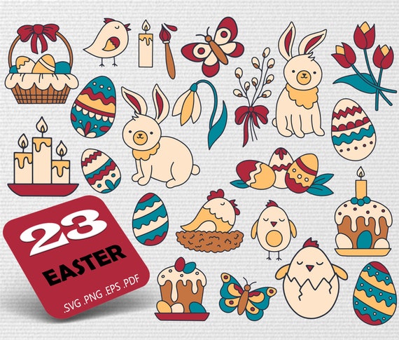 Easter Svgeaster SVG Bundle Easter Svg Spring Svg Easter | Etsy