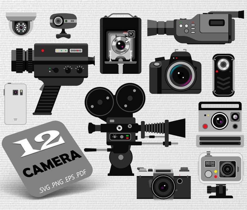 Camera SVG Bundle,camera Svg,camera Png,camera Eps,camera Vector,photo ...