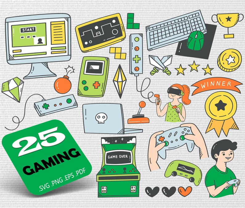 Gaming Svg,game Controller Bundle,games Svg,gamer Svg, Controller ...