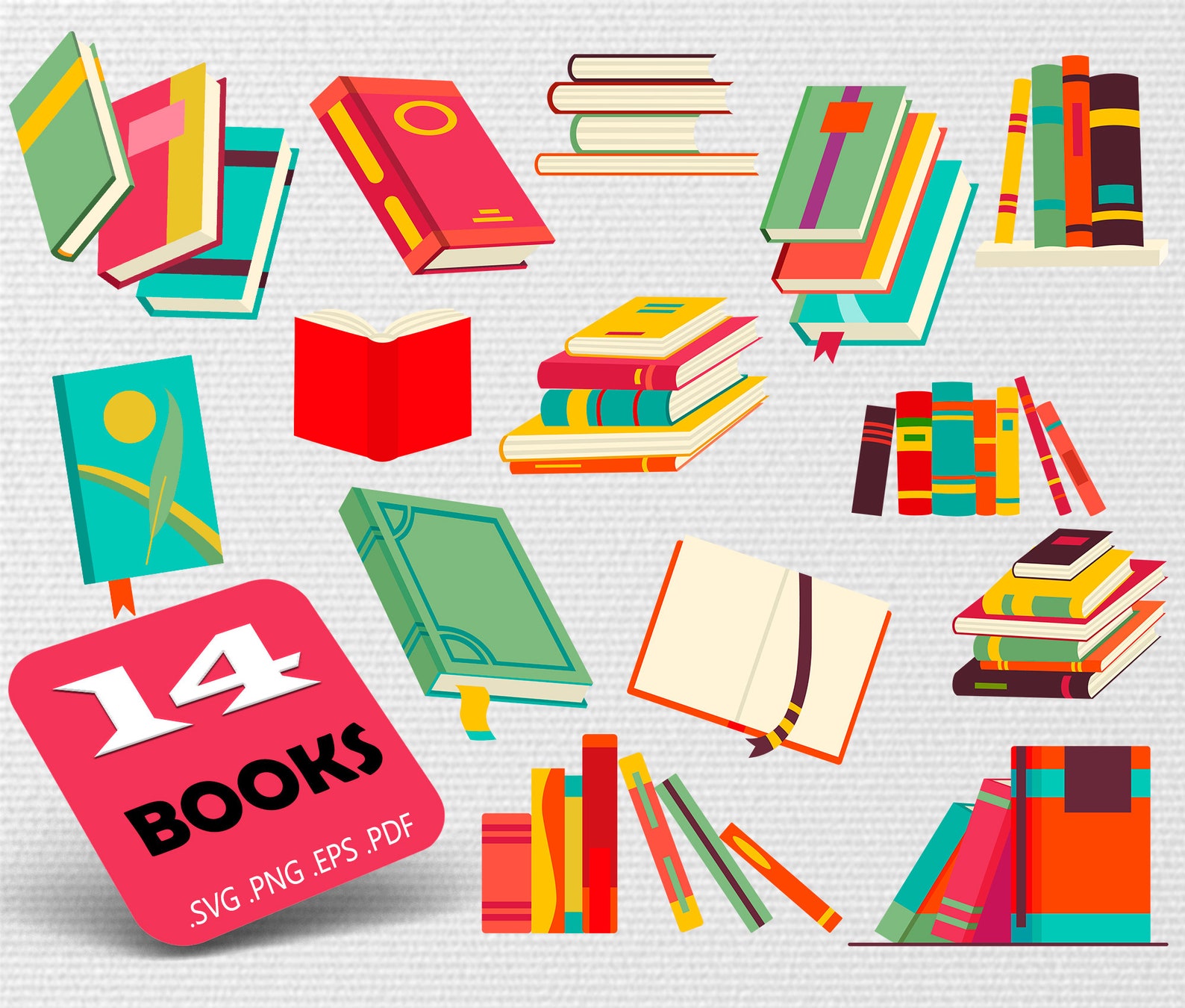 Book Svg,books SVG Bundle,open Book Svg,library Svg,school Svg,books ...