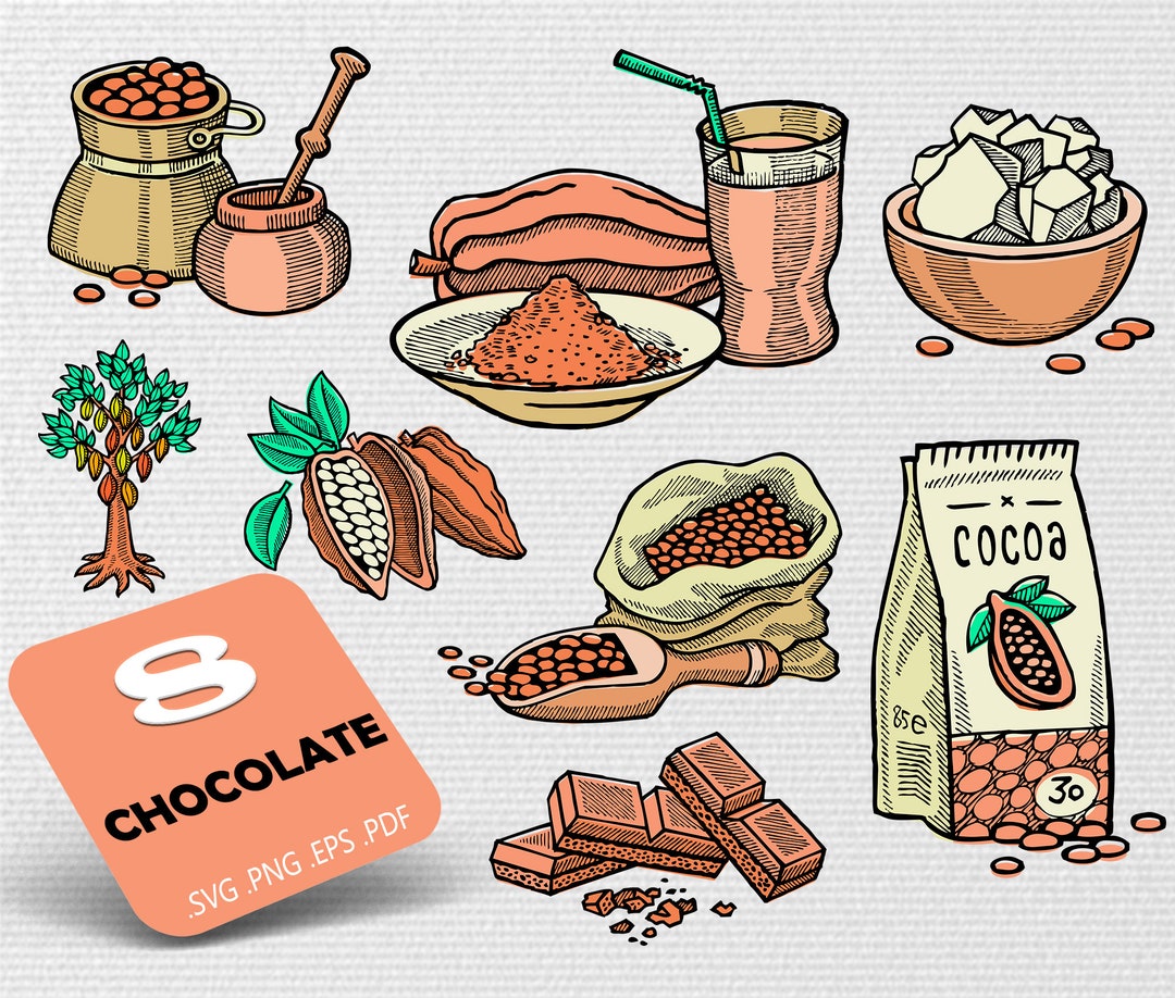 Chocolate Svg,chocolate Clipart,chocolate Vector,chocolate Silhouette ...