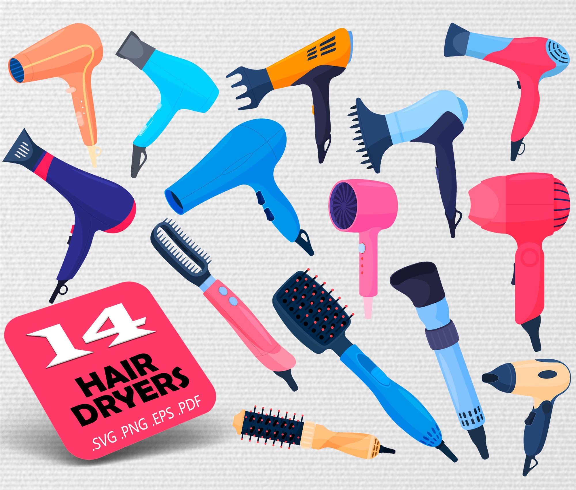 Hair dryer svgHair Dryer svg Hair Dryer bundle Hair Dryer | Etsy