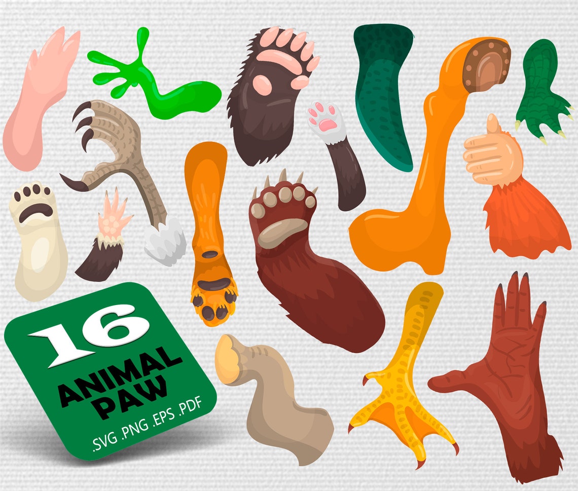 Tier Pfote Svg, Pfote SVG, Katze Pfote Svg, Hund Pfote Svg, Pet Paw Svg ...