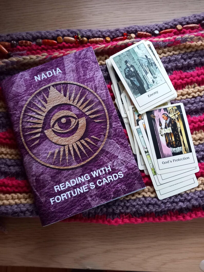 Gypsy Oracle Reading Cards and Book. Fortune Telling Desk. TAROT Set ...