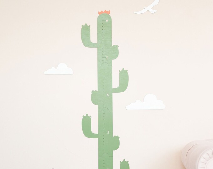 Cactus Growth Chart - Personalized Baby Gift - Nursery Wall Decor - Etsy