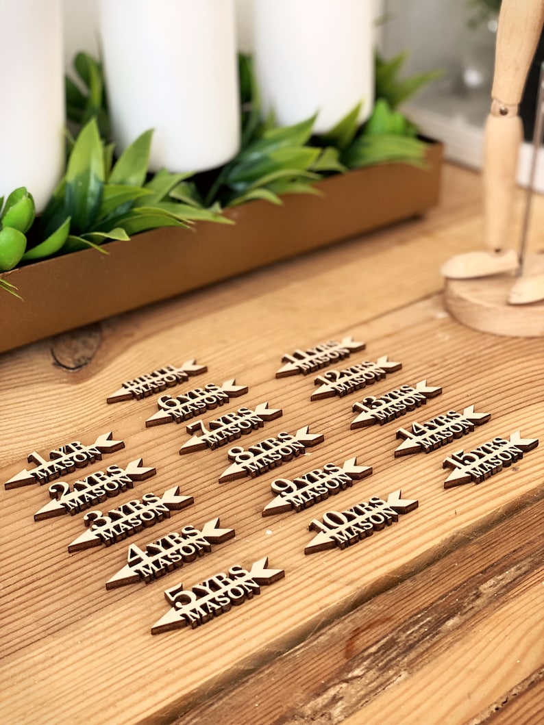 Personalized Wooden Height Marker Arrows for Growth Chart - Etsy UK