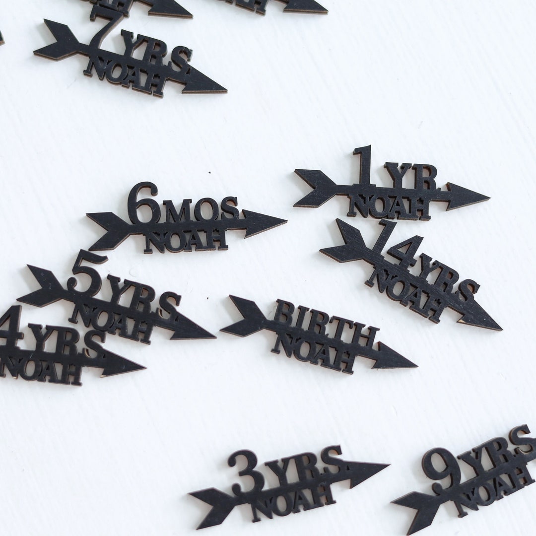 Personalized Height Marker Arrows for Growth Chart Growth Chart Markers ...