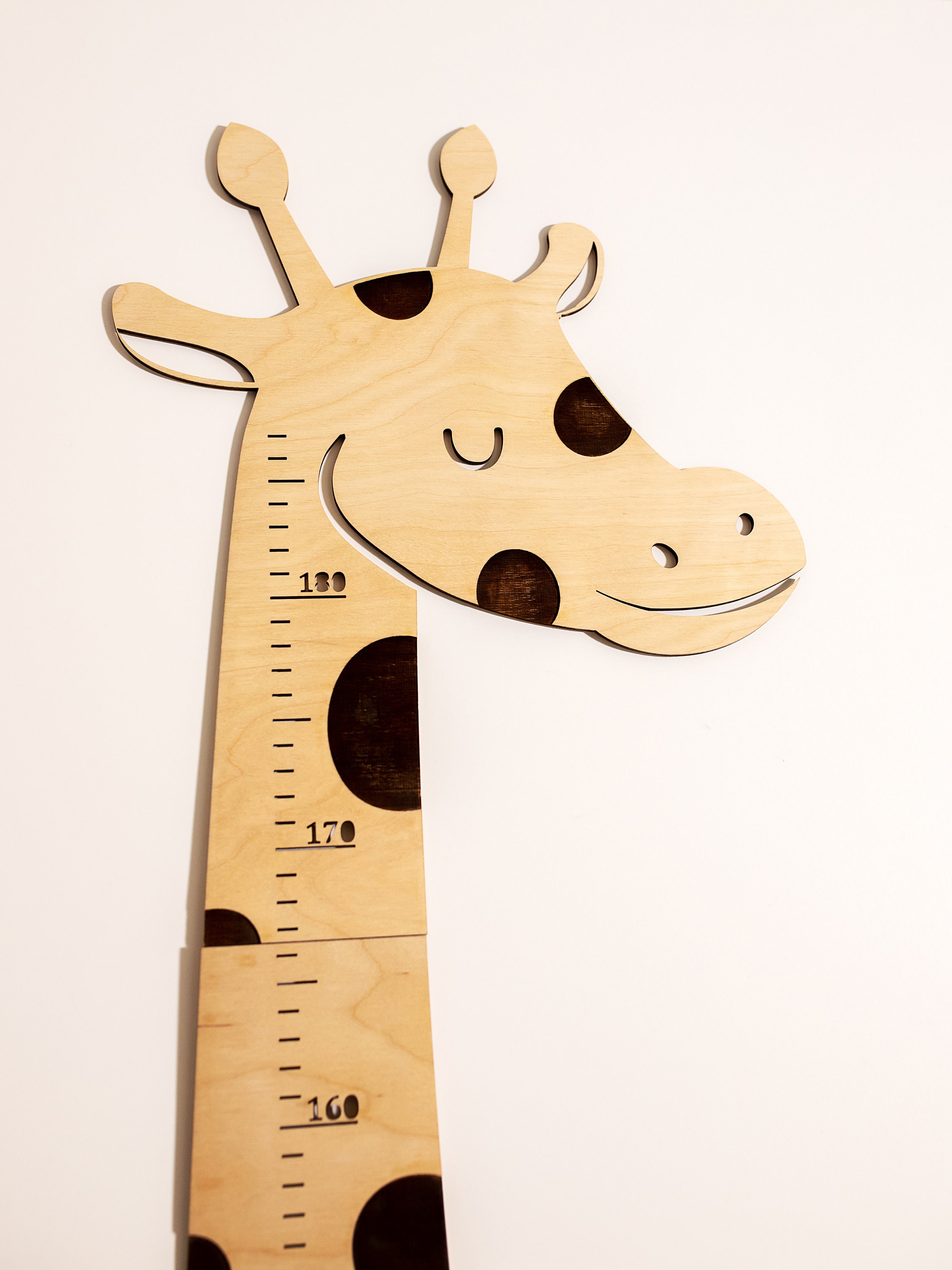 Safari Nursery Decor Giraffe Growth Chart Kids Height - Etsy