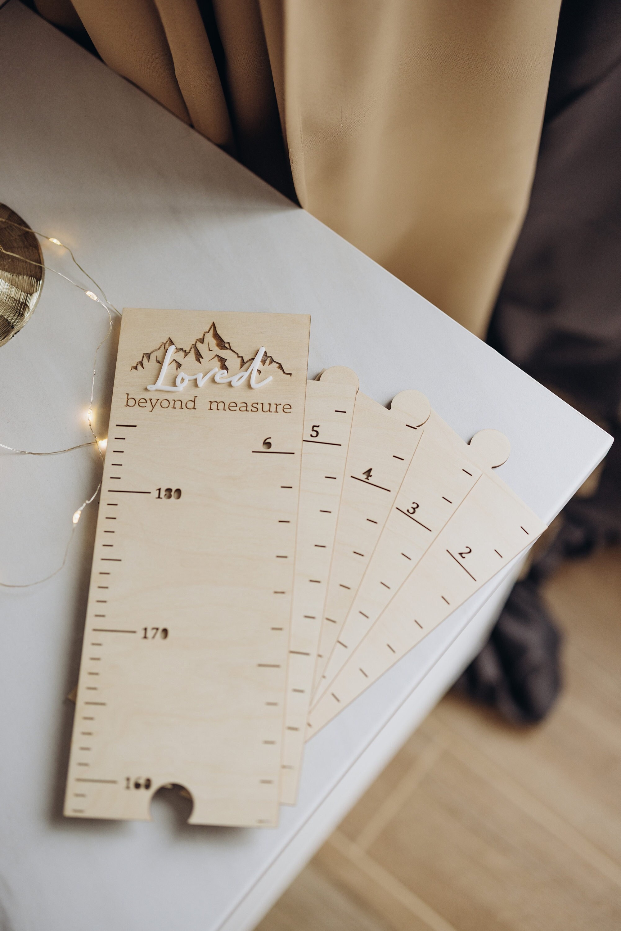 Personalized Wooden Mountain Growth Chart - Nursery Decor - Etsy