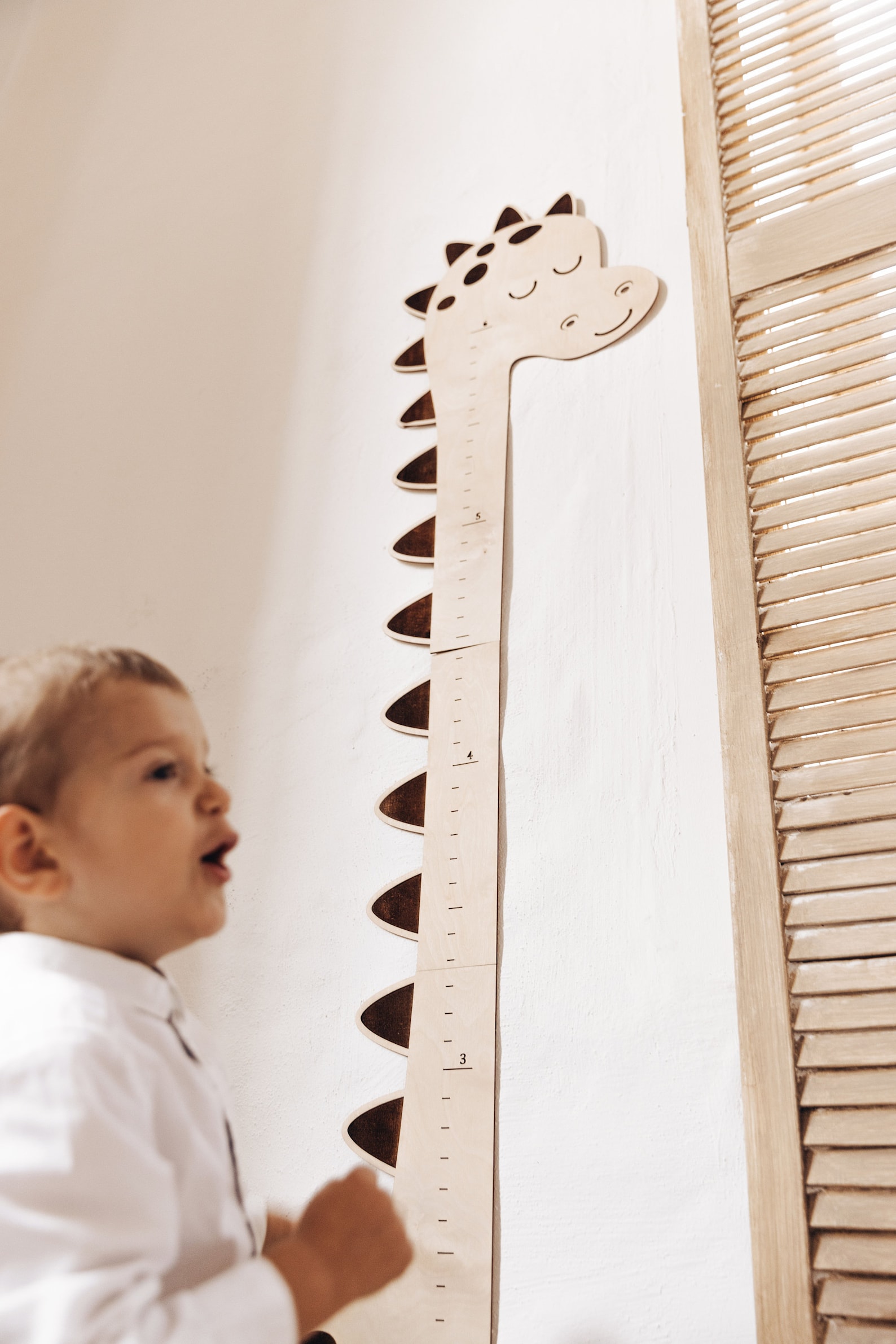 Dinosaur Growth Chart Safari Nursery Decor Personalized Height Chart ...