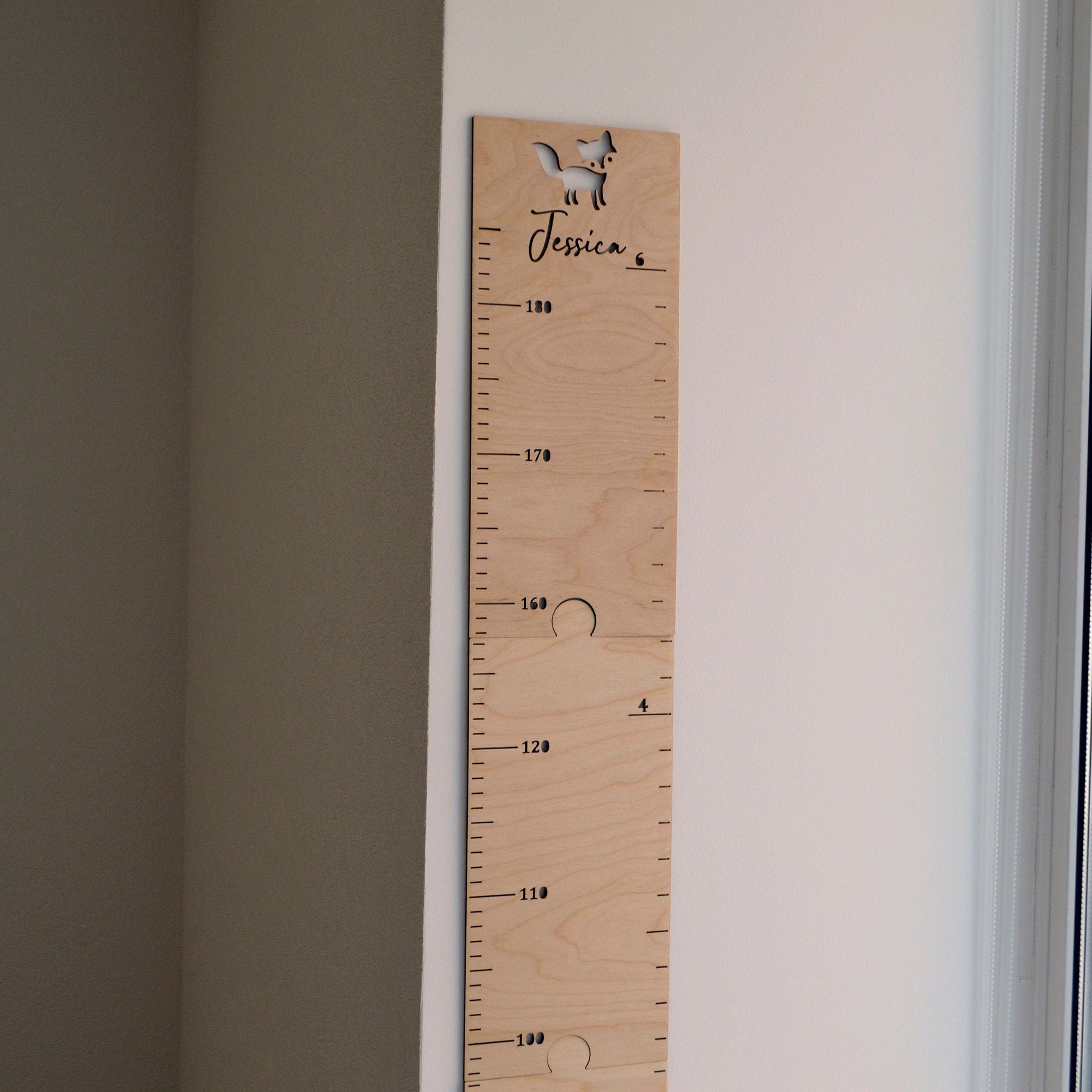 Height chart for kids growth chart ruler-Personalised growth | Etsy