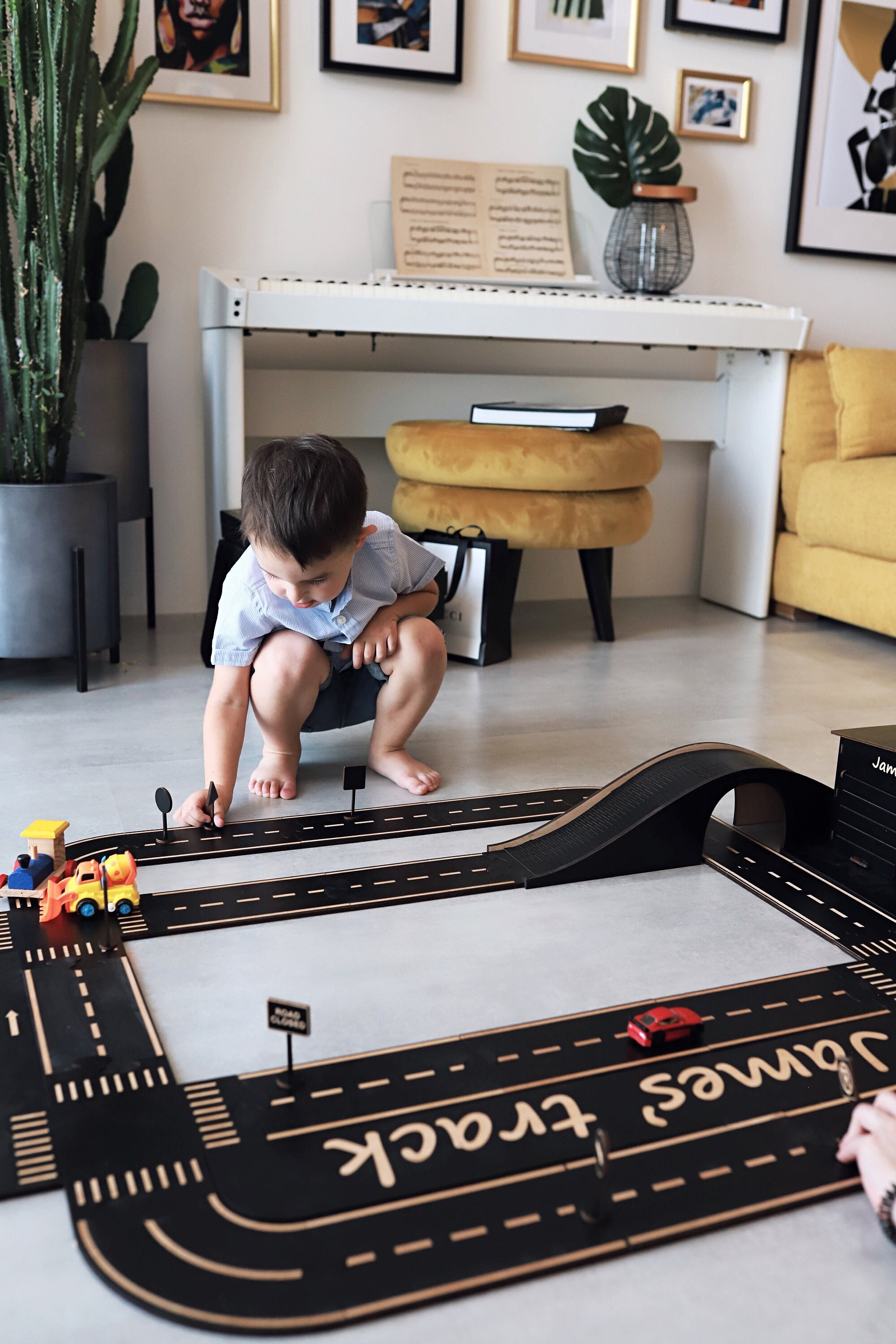 Wooden Car Track Road Track Toddler Gift for Kids Baby - Etsy Australia