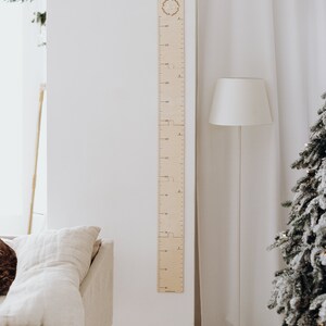 Acrylic Height Chart - Personalized Nursery Wall Decor - Wooden Growth ...