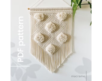 Macrame PATTERN PDF Pattern Instruction and Knot Guide | Etsy
