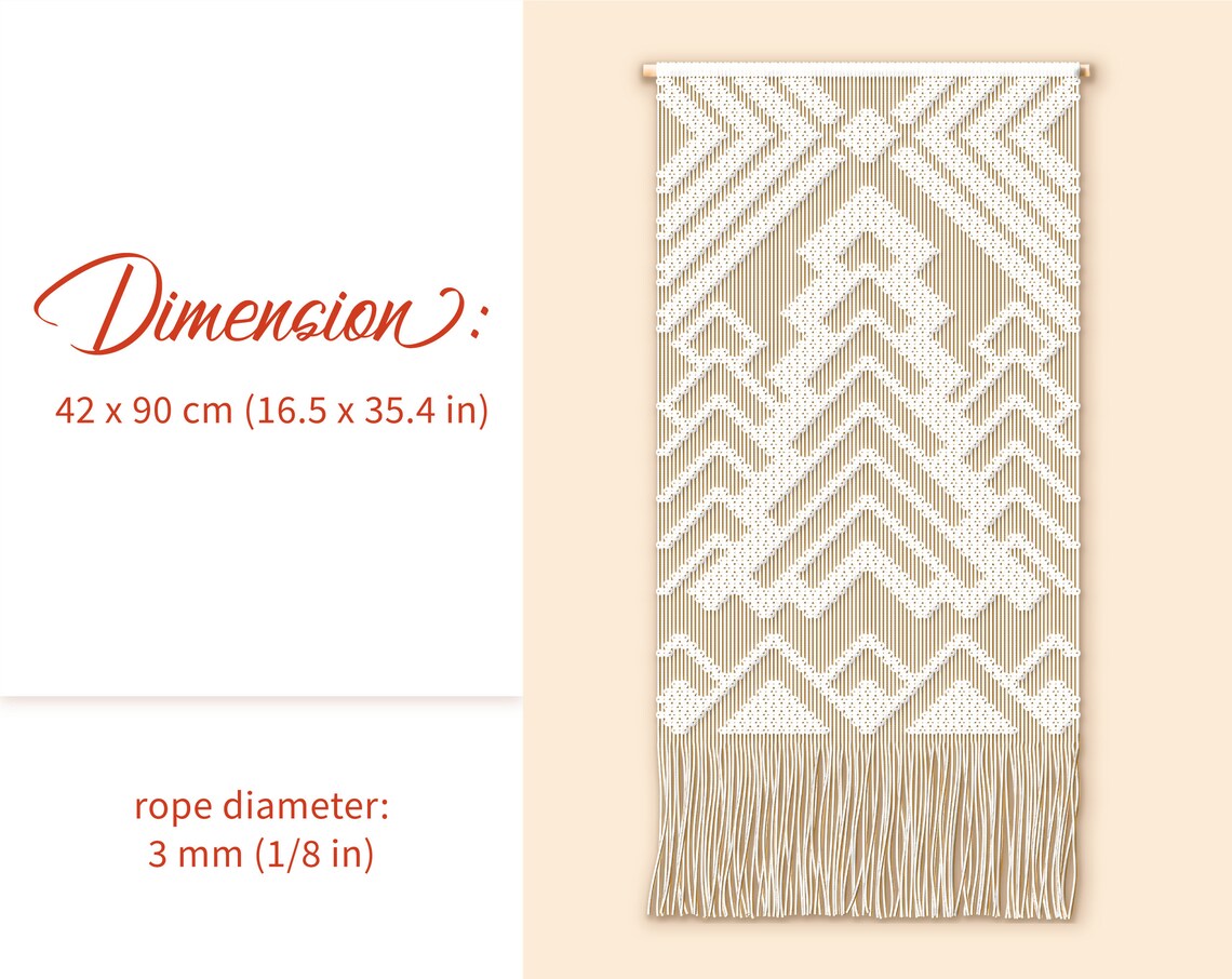 Macrame PATTERN Pattern Instruction and Knot Guide - Etsy