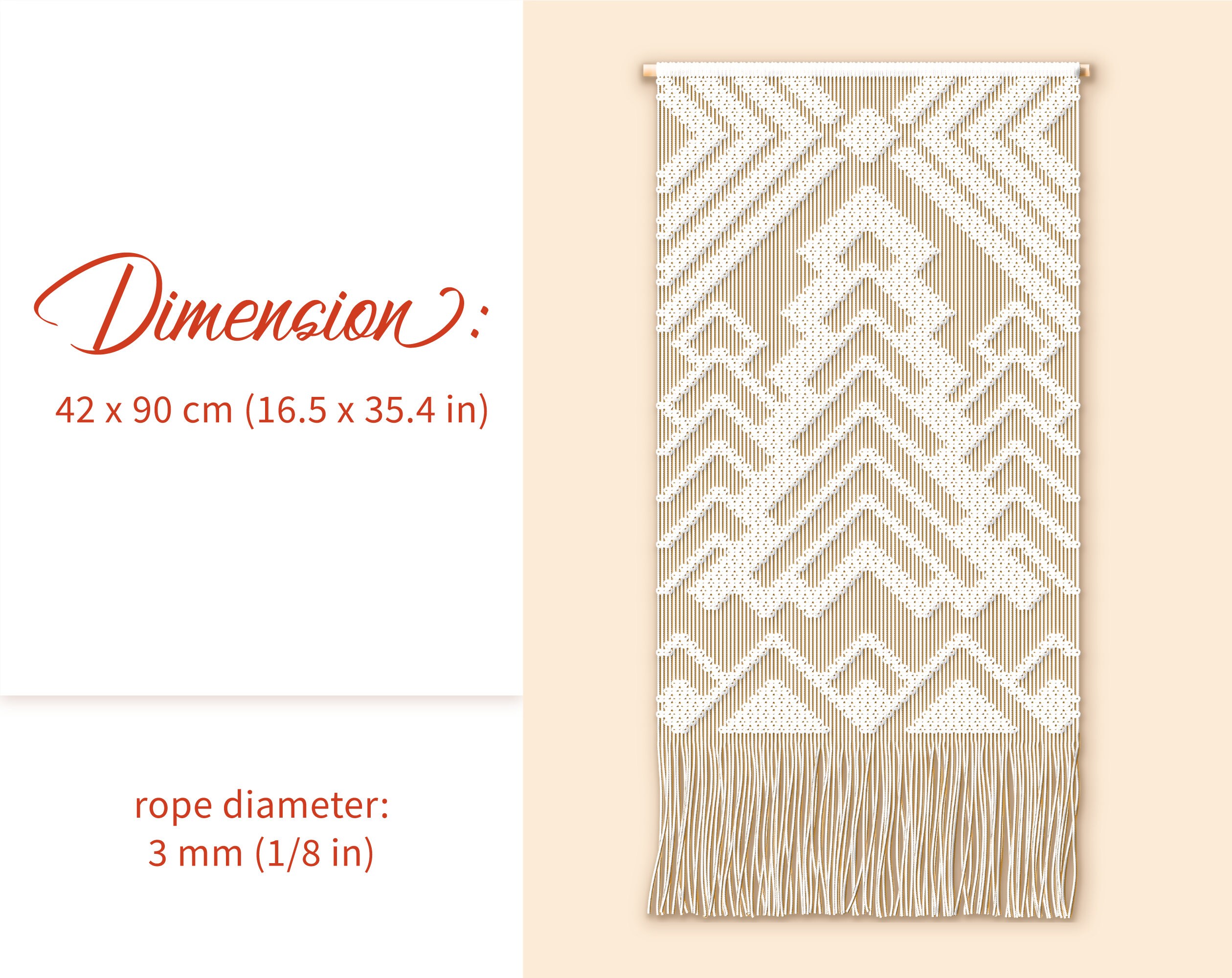 Macrame PATTERN Pattern Instruction and Knot Guide - Etsy