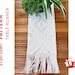 TABLE RUNNER Pattern - Macrame Tutorial - "lamoli" - DIY Macrame Boho Pdf Pattern, Instruction ...