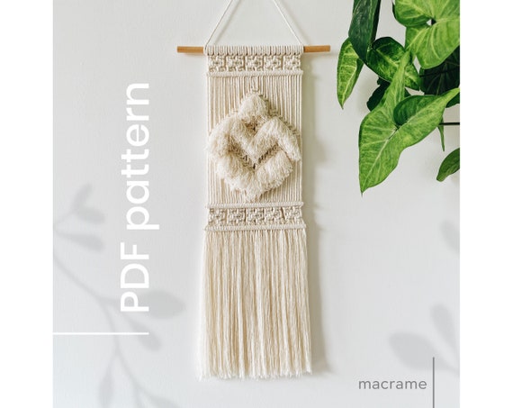 Macrame PATTERN PDF Pattern Instruction and Knot Guide | Etsy
