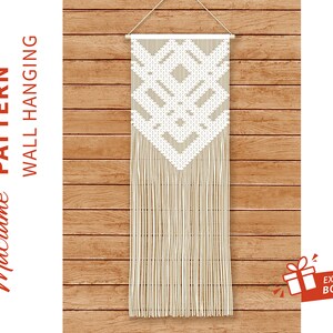 Macrame PATTERN - Wall Hanging Tutorial - "veroli" - DIY Macrame Boho Pattern, Instruction and ...