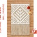 TABLE RUNNER Pattern Macrame Tutorial lamoli DIY Macrame Boho Pdf Pattern, Instruction and Knot ...