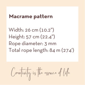 Macrame PATTERN - PDF Pattern, Instruction and Knot Guide - Digital ...