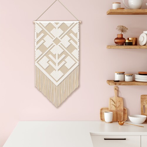 Macrame PATTERN Wall Hanging Tutorial - Etsy