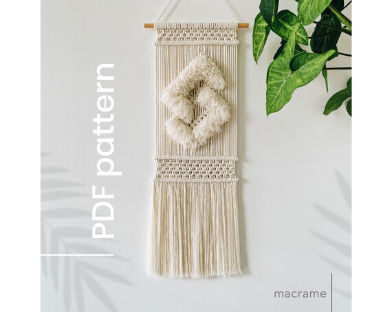 Macrame PATTERN PDF Pattern Instruction and Knot Guide - Etsy