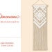 Macrame PATTERN Wall Hanging Tutorial levate DIY Macrame Boho Pattern, Instruction and Knot ...