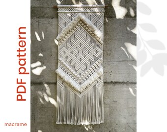 Macrame PATTERN PDF Pattern Instruction and Knot Guide | Etsy