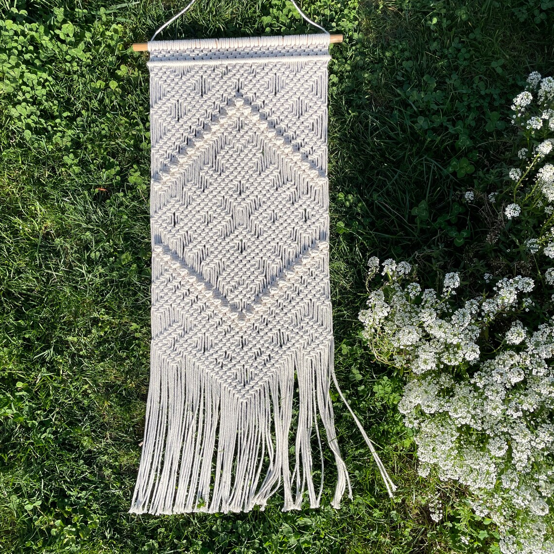 Macrame PATTERN - Wall Hanging Pattern, Instruction and Knot Guide ...
