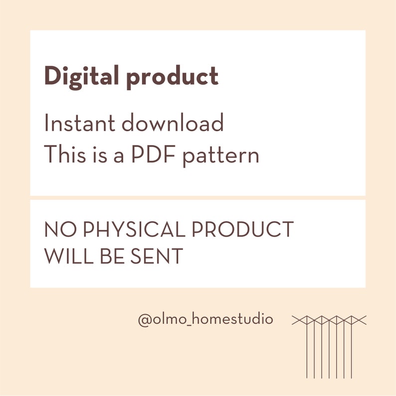 Macrame PATTERN - PDF Pattern, Instruction and Knot Guide - Digital Download - DIY Macrame Boho ...