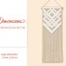 Macrame PATTERN Wall Hanging Tutorial veroli DIY Macrame Boho Pattern, Instruction and Knot ...