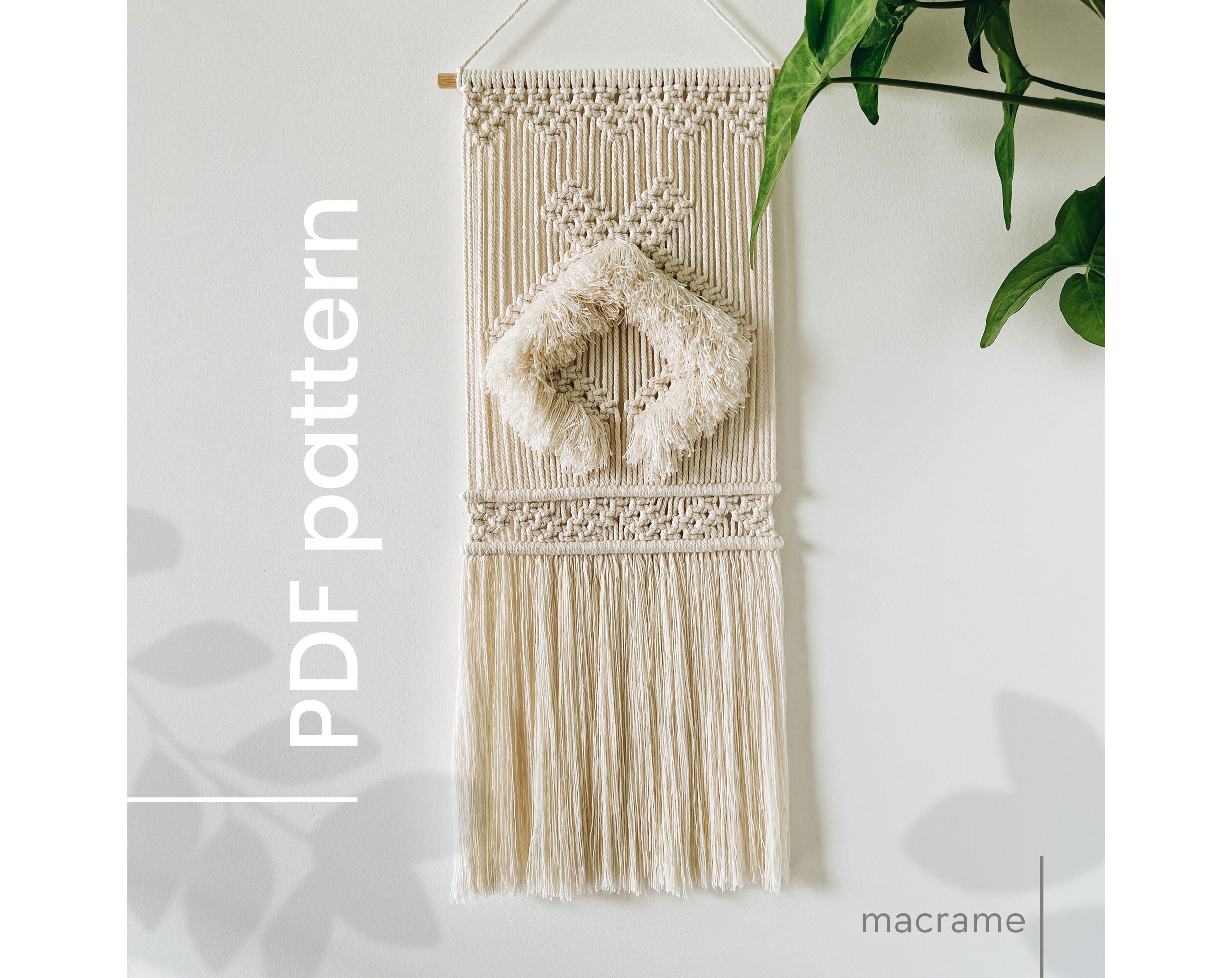 Macrame PATTERN PDF Pattern, Instruction and Knot Guide Digital ...