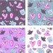 Spooky Sweet Seamless Printable Pattern - Creepy Cute, Pastel Goth ...