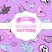 Spooky Sweet Seamless Printable Pattern - Creepy Cute, Pastel Goth ...