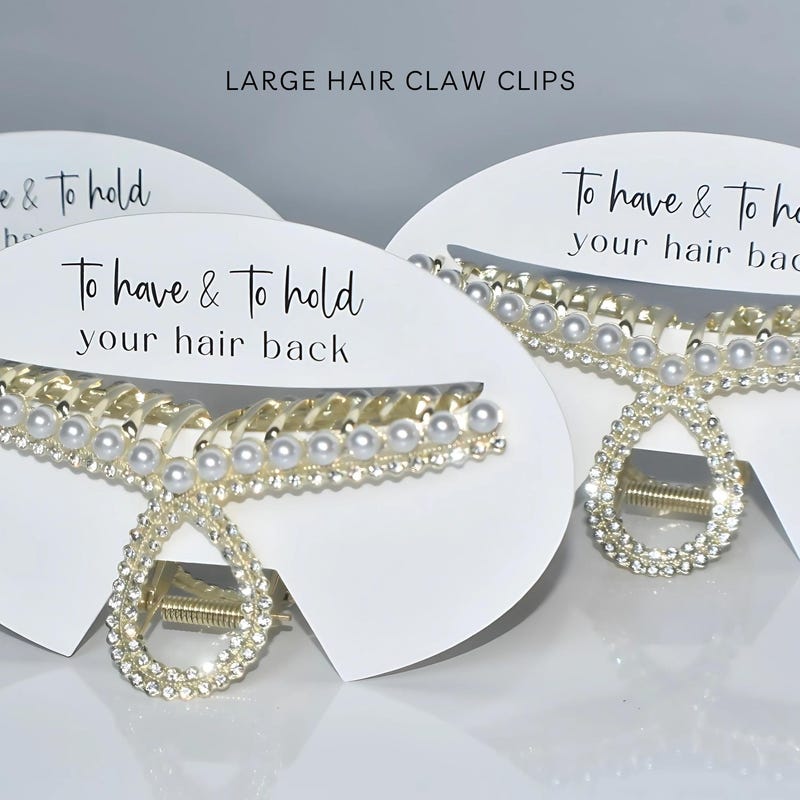 Diamond Hair Clip - Etsy
