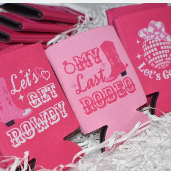 Last Rodeo Name Place Card Drink Tag Charm Bachelorette Western Boot ...
