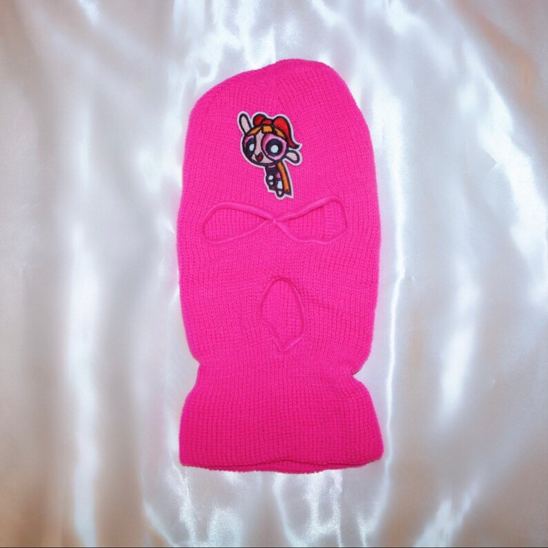 Powerpuff Girls 3 Hole Knitted Ski Mask Etsy