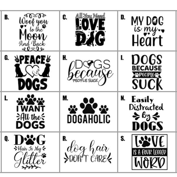 Love Dogs Decal - Etsy