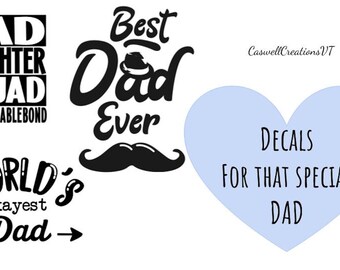 Best Dad Decal - Etsy