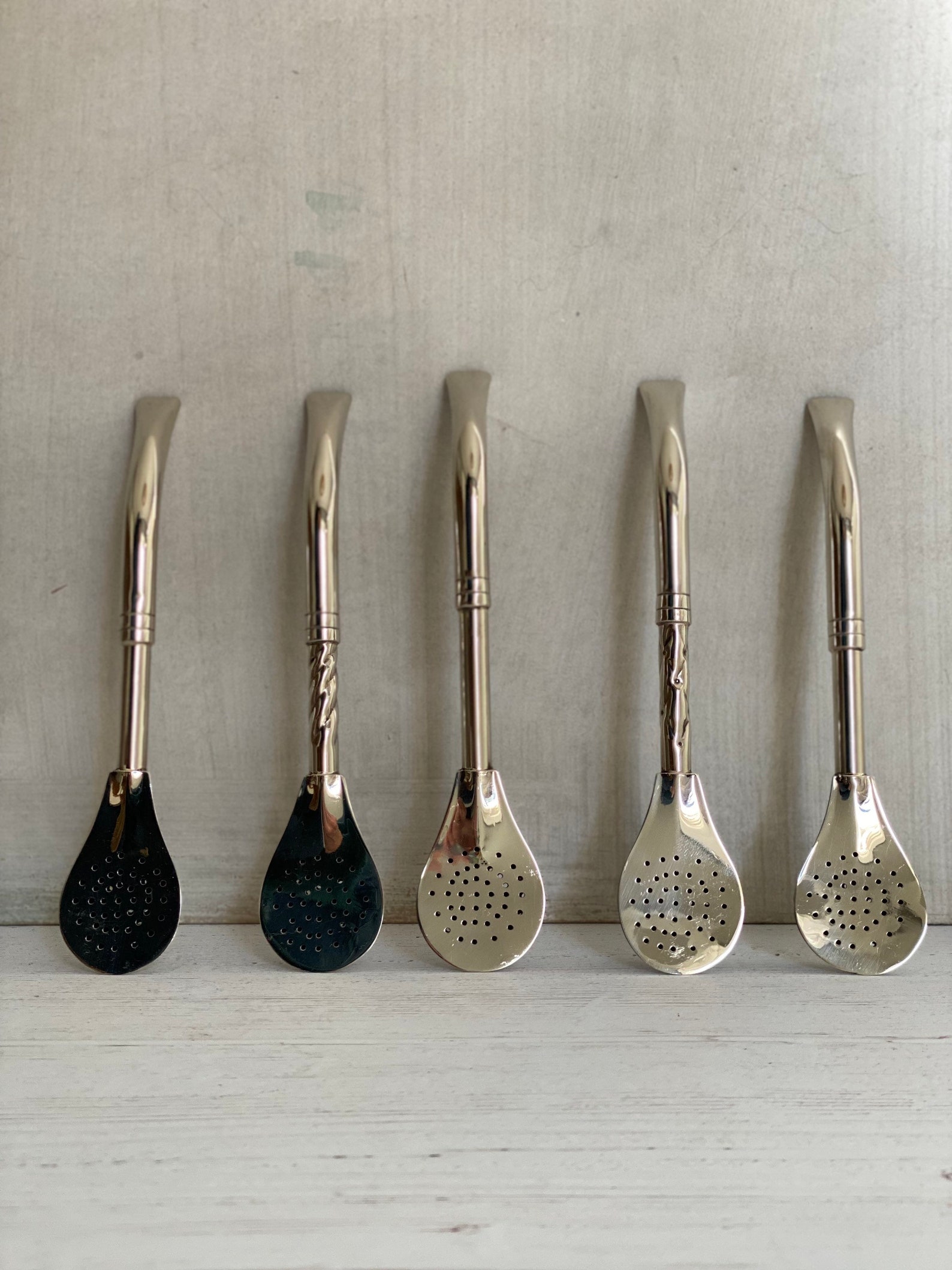 Bombilla de plata alemana Paja Bombillon Alpaca para Mate | Etsy