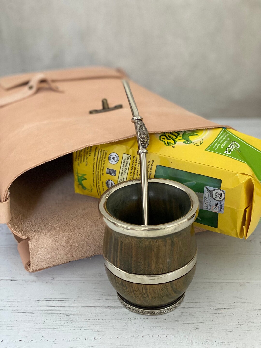 Complete Mate Set With Leather Bag - Etsy