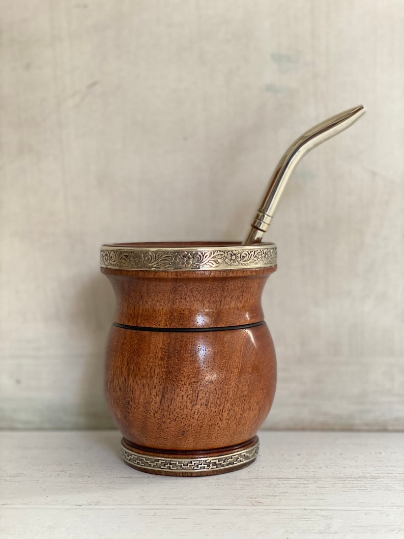 Bombilla de plata alemana Paja Bombillon Alpaca para Mate | Etsy