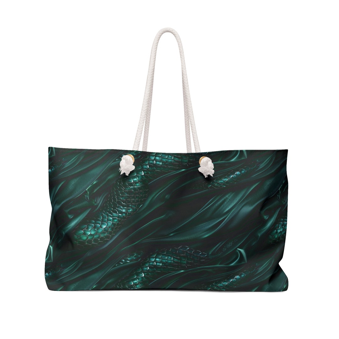 Dragon Silk Inspired Rope Handle Tote - Versatile Shopping Bag, Travel ...